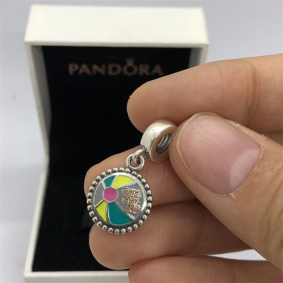 Pandora | Jewelry | Pandora Cape May Beach Ball Exclusive Dangle Charm ...